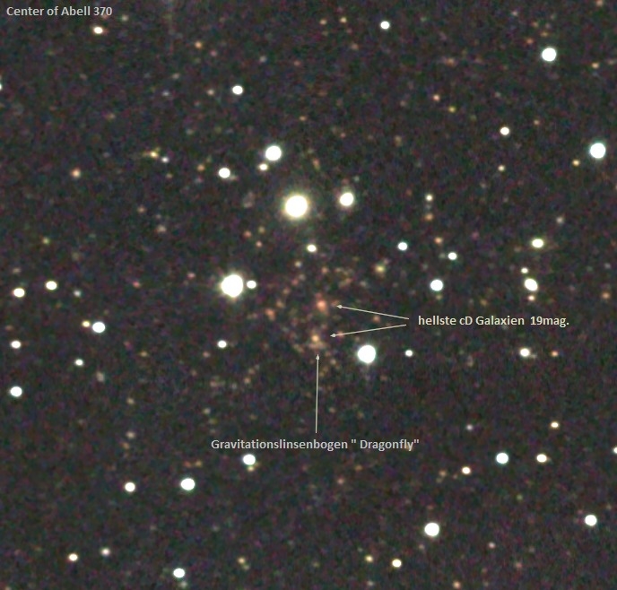 Abell 370 Galaxienhaufen im Sternbild Walfisch (3) - Spektrum der ...