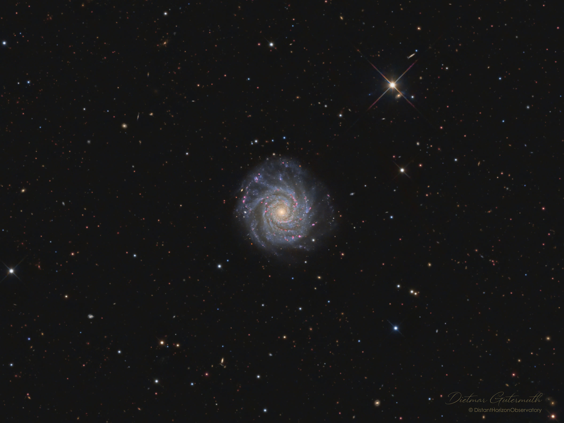 Die Face-On-Galaxie NGC 3938 - Spektrum der Wissenschaft