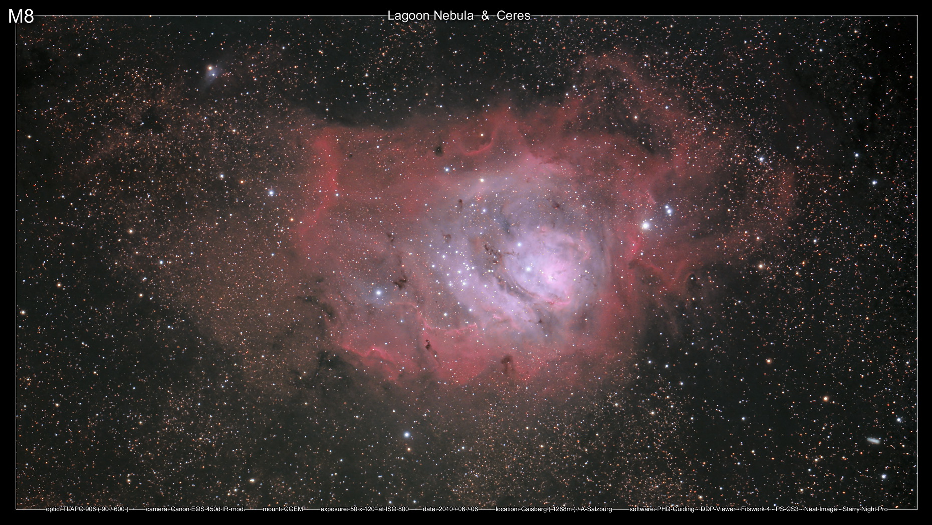 M 8 + Ceres - Spektrum der Wissenschaft