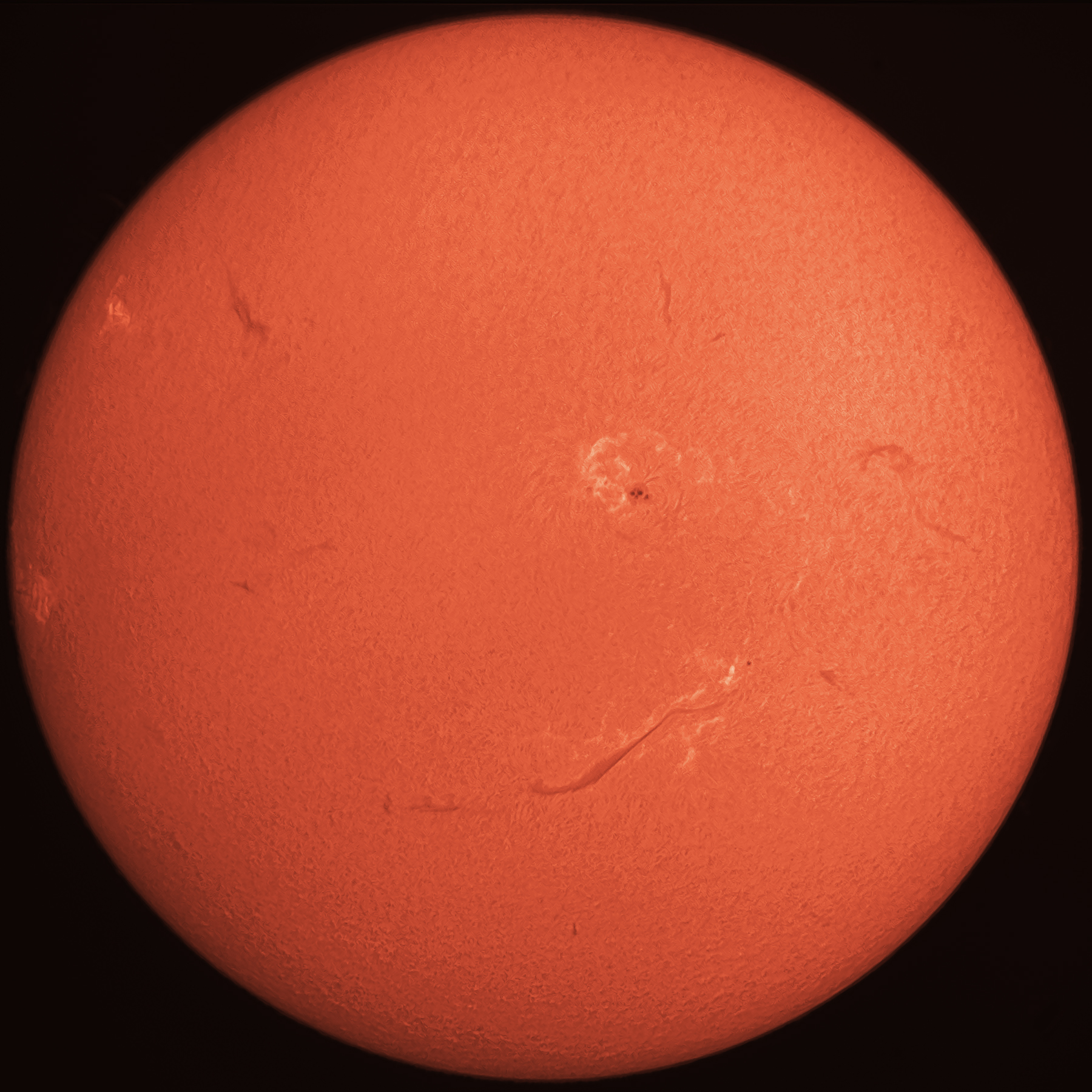 Sonne am 25. Januar 2016 - Spektrum der Wissenschaft
