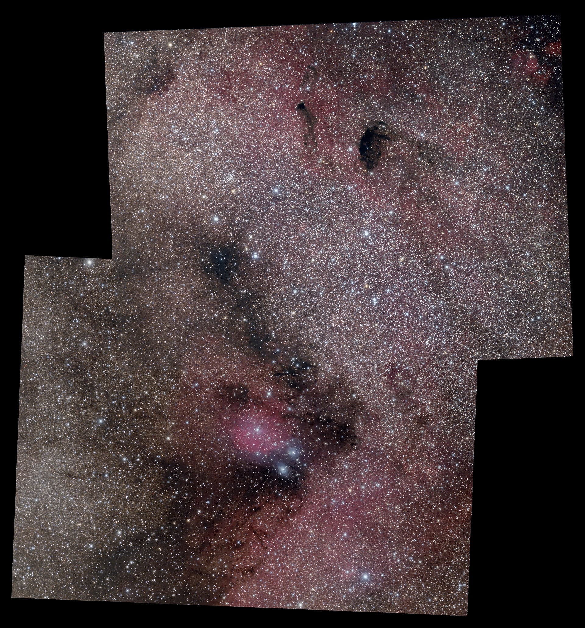 Die Kleine Sagittarius-Sternwolke M24 und der Emissionsnebel IC 1284 ...