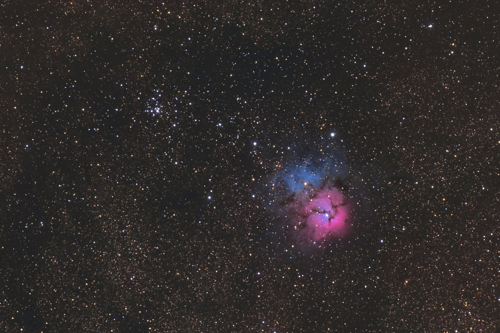 Messier 20 - Der Trifid-Nebel - Spektrum der Wissenschaft