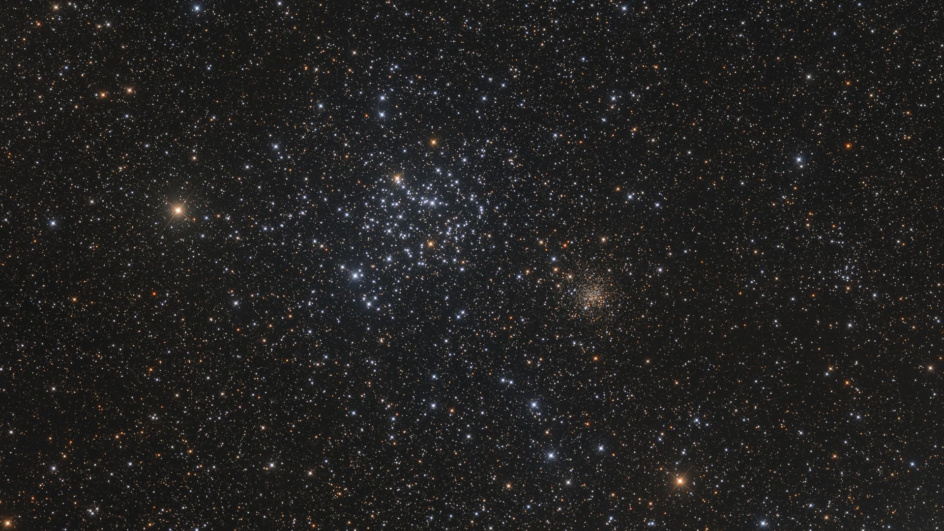 Messier 35 & NGC 2158 - Spektrum der Wissenschaft
