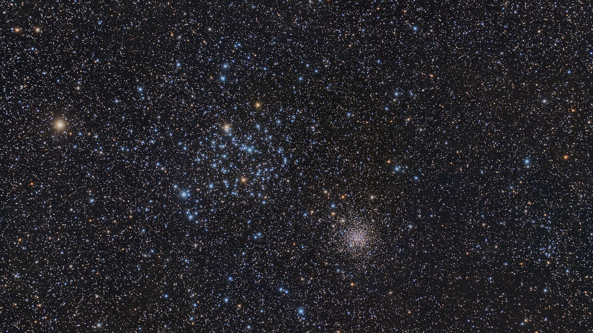 Messier 35 und NGC 2158 - Spektrum der Wissenschaft