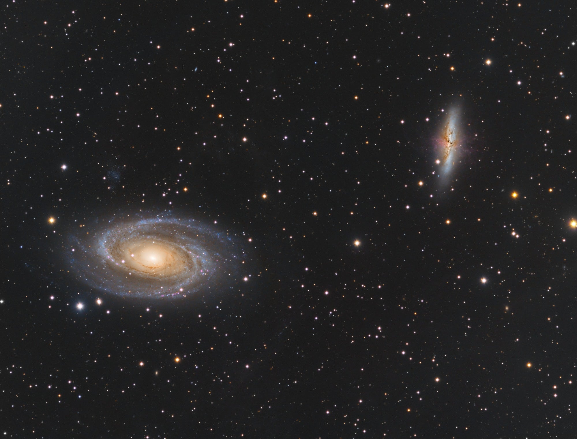 Messier 81/82 - Spektrum der Wissenschaft