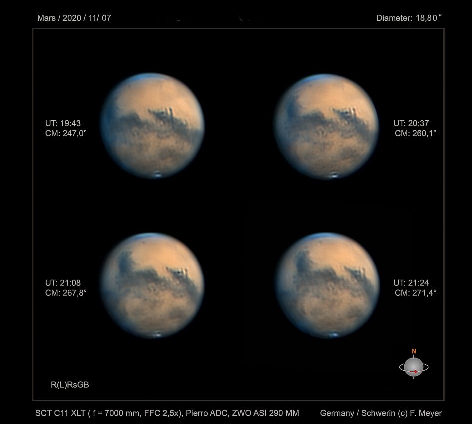 Mars am 7. November 2020 (2) - Spektrum der Wissenschaft