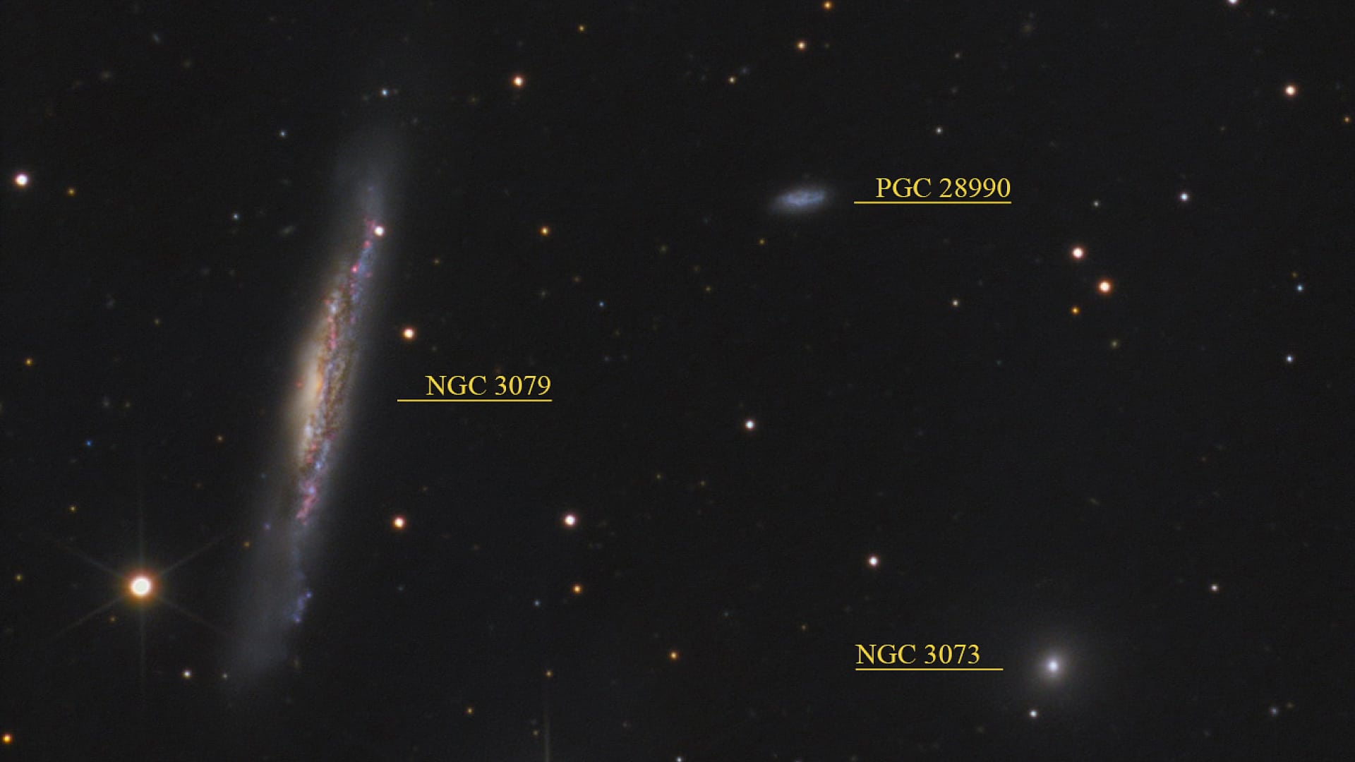 NGC 3079 (Objekte) - Spektrum der Wissenschaft