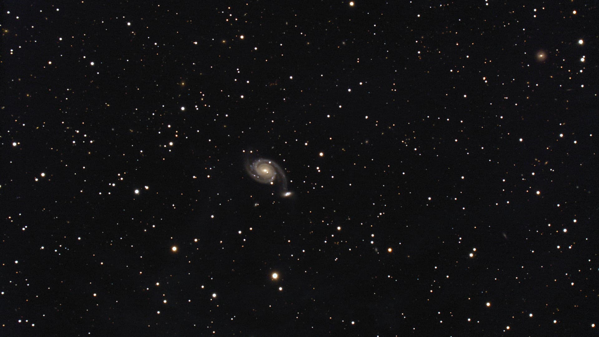 Das interagierende Galaxienpaar NGC 7753/52 im Pegasus - Spektrum der ...