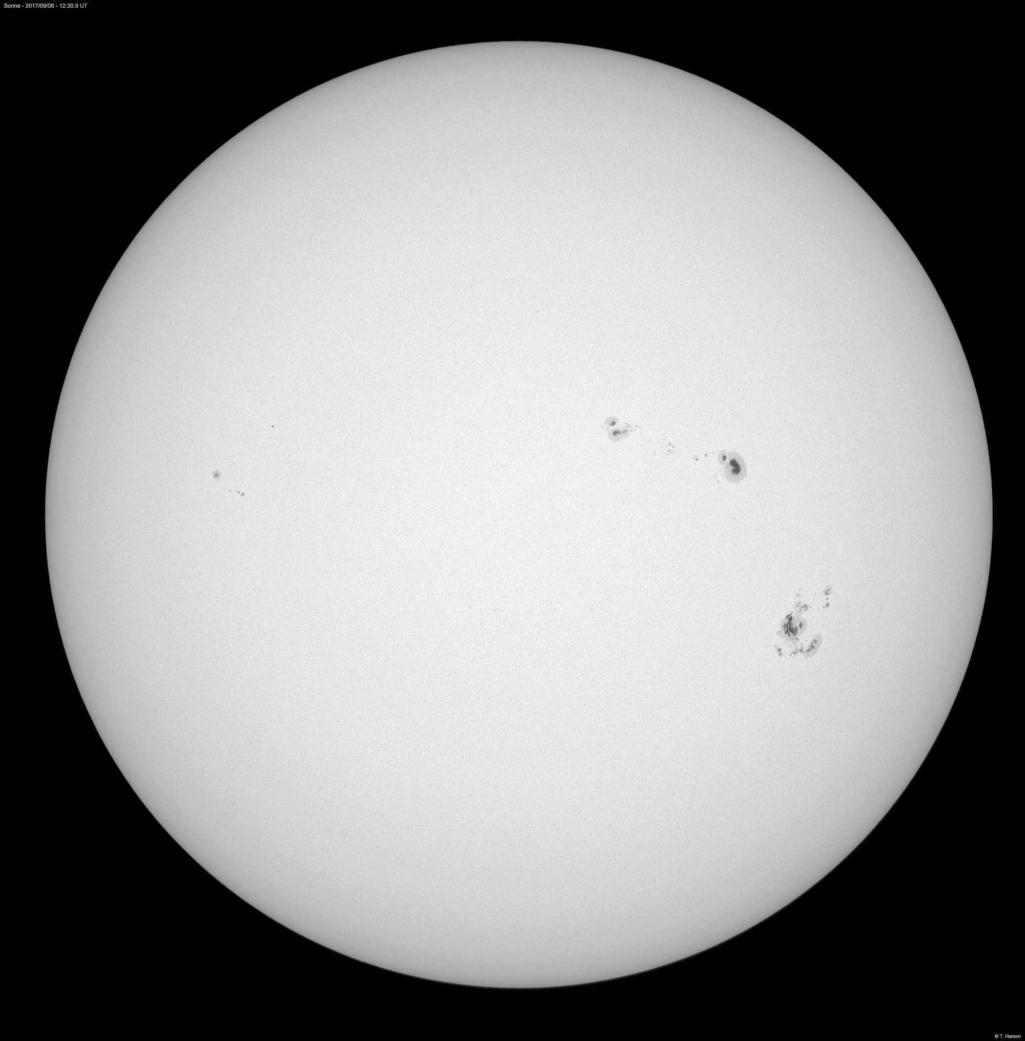 Sonne am 06.09.2017 - Spektrum der Wissenschaft
