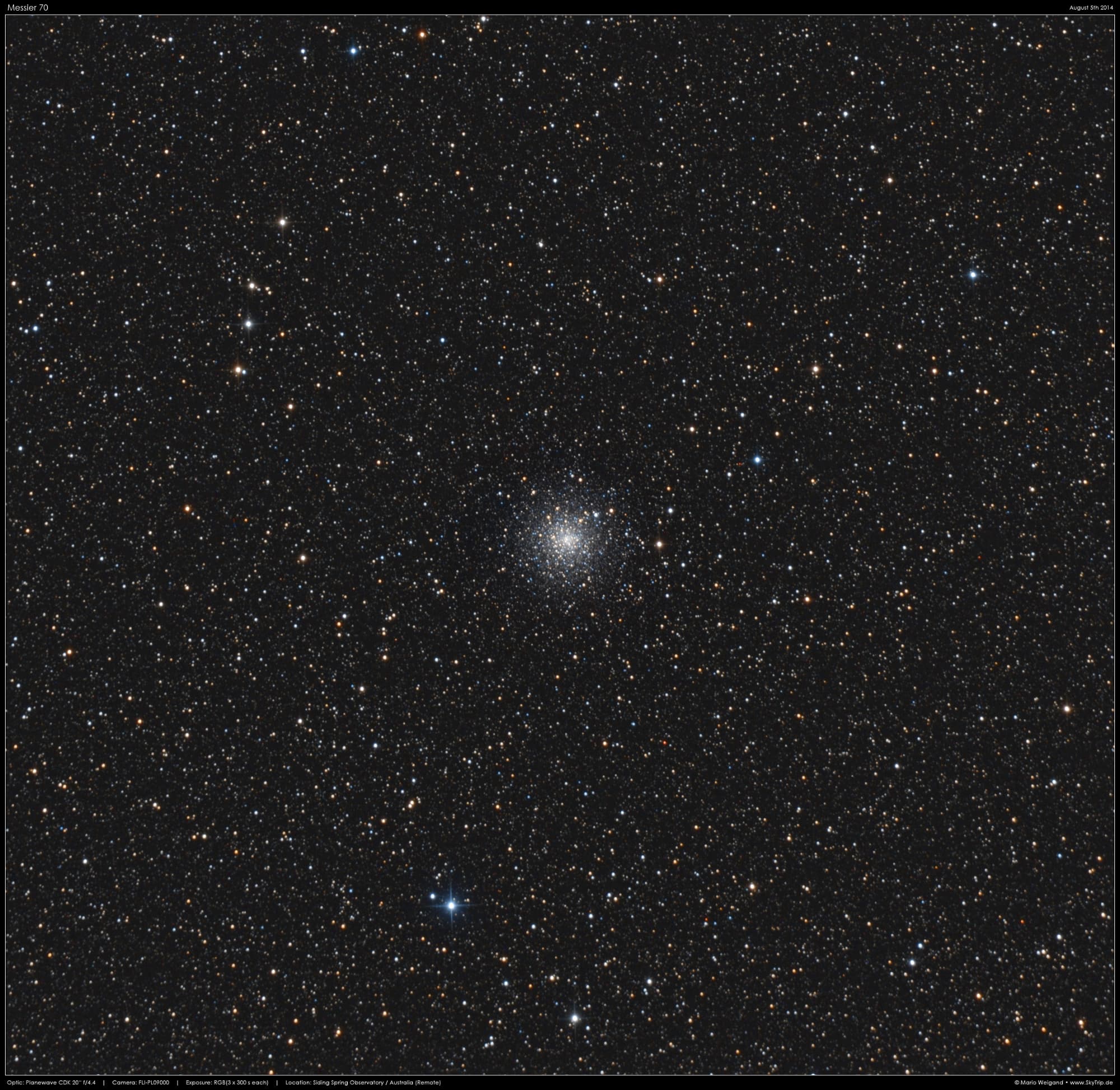 Messier 70 - Spektrum der Wissenschaft
