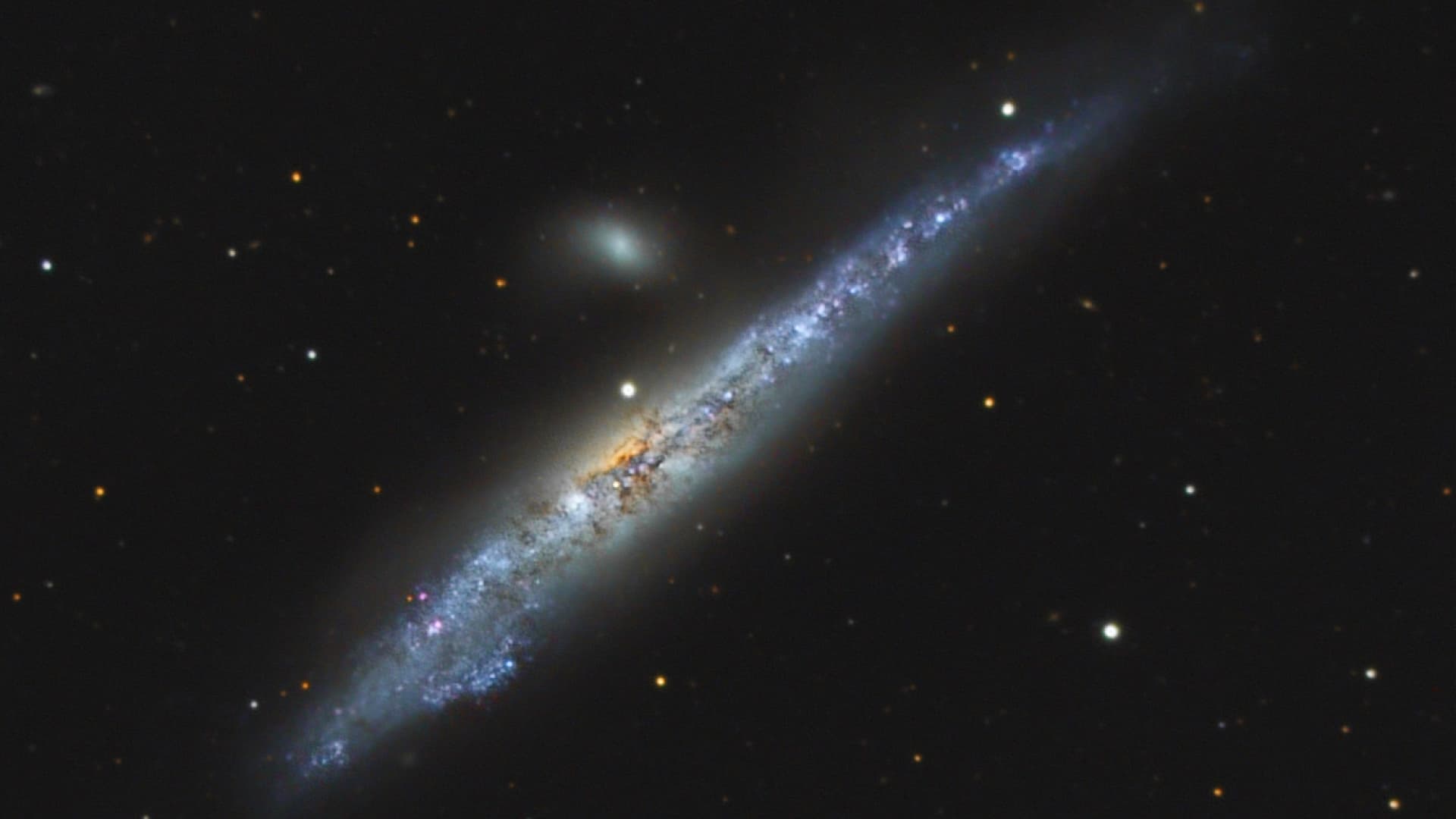 NGC 4631 und NGC 4627 - Spektrum der Wissenschaft