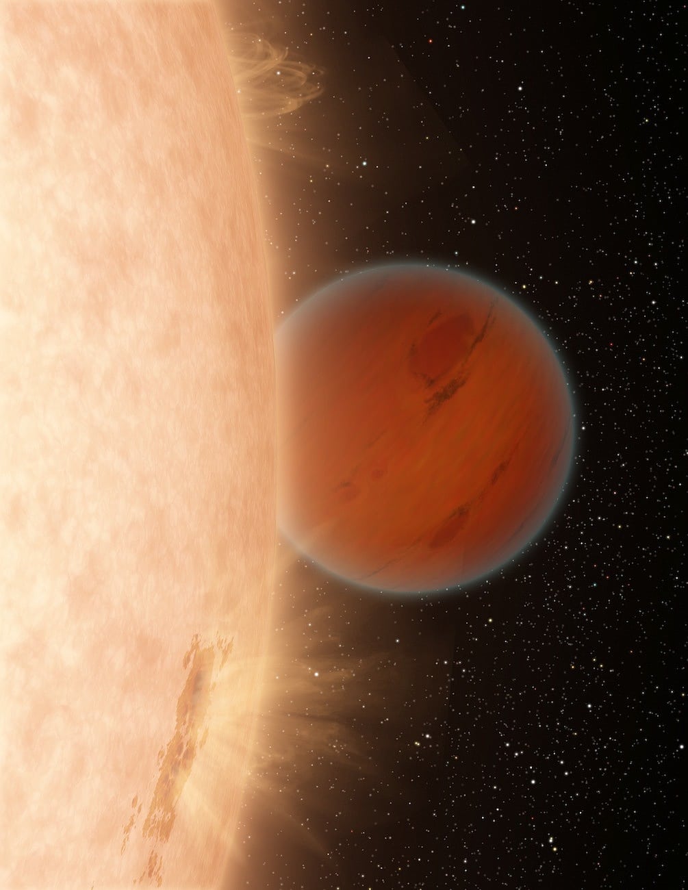 Exoplaneten: Gliese 436b zeigt starken Methanmangel - Spektrum der ...