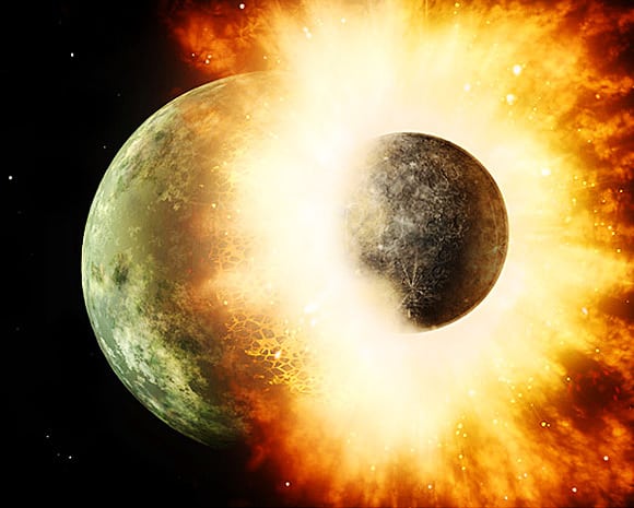 Frühes Sonnensystem: Wie ist der Mond entstanden? - Spektrum der ...